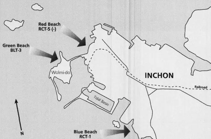 File:Inchon landing map.jpg - New World Encyclopedia