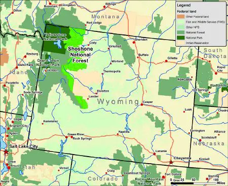 Shoshone National Forest - New World Encyclopedia