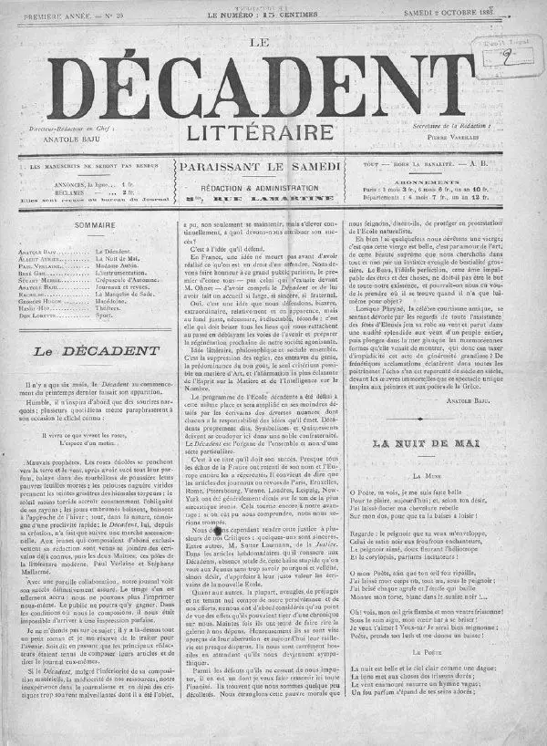 Decadent movement - New World Encyclopedia