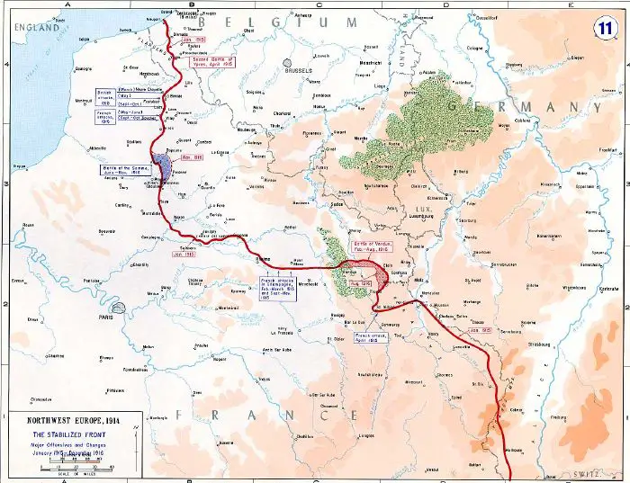 Western Front (World War I) - New World Encyclopedia