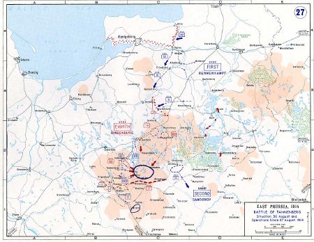 Battle of Tannenberg (1914) - New World Encyclopedia