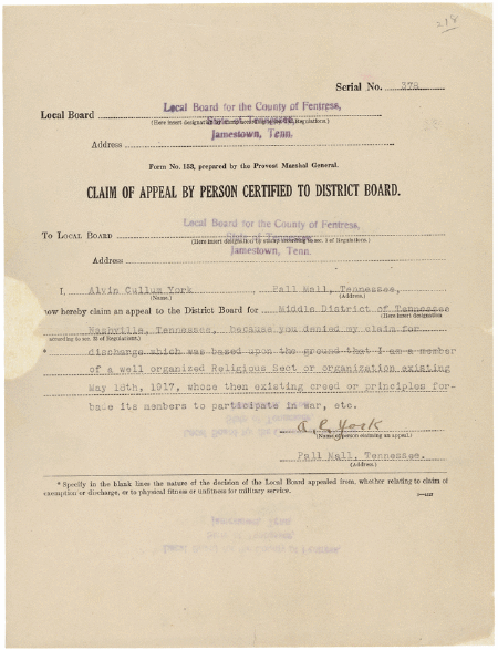 Alvin York - New World Encyclopedia