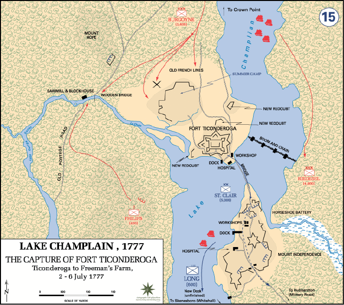 Siege of Fort Ticonderoga (1777) - New World Encyclopedia