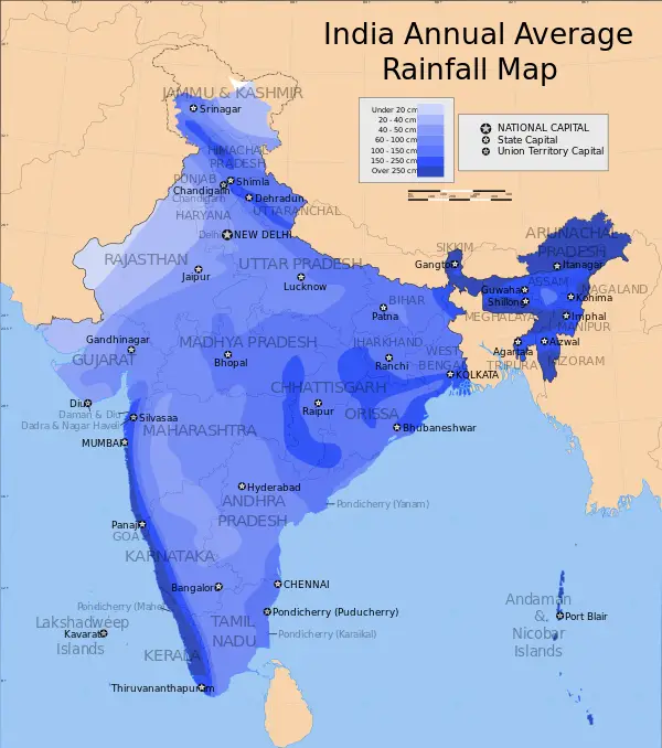 Climate of India - New World Encyclopedia