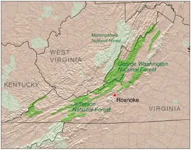 George Washington and Jefferson National Forests - New World Encyclopedia