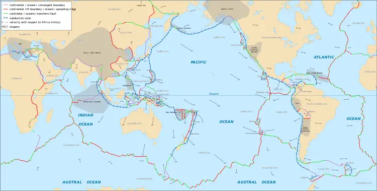 Plate tectonics - New World Encyclopedia
