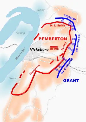 Battle of Vicksburg - New World Encyclopedia